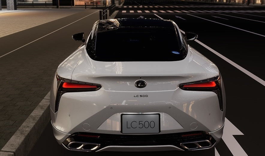 Genuine Lexus Japan 2018-2025 LC Factory Painted Rear Skirt with Premi ...