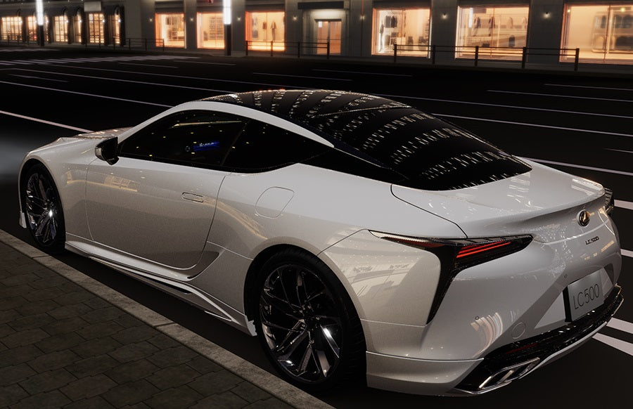 Genuine Lexus Japan 2018-2025 LC Factory Painted Rear Skirt with Premi ...