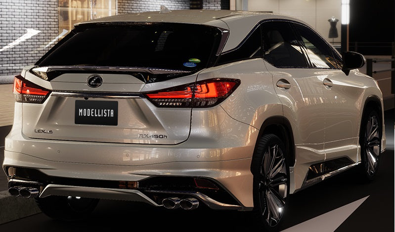 Genuine Lexus Japan 2016-2022 RX Rear Back Door Spoiler with Chrome Ga ...