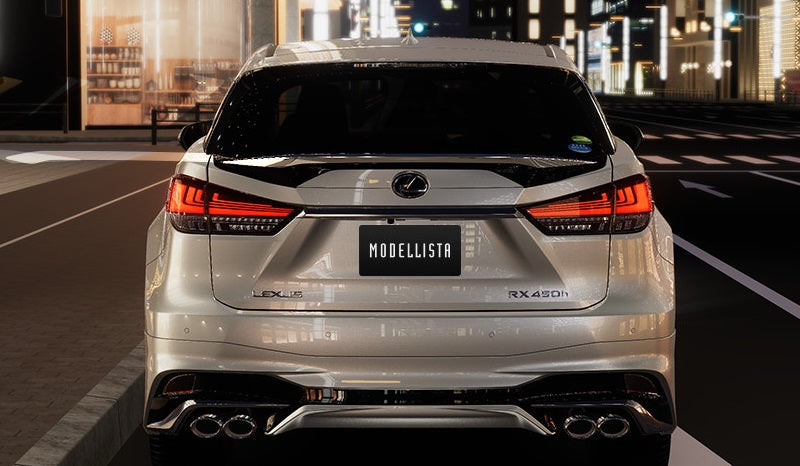 Genuine Lexus Japan 2016-2022 RX Rear Back Door Spoiler with Chrome Ga ...