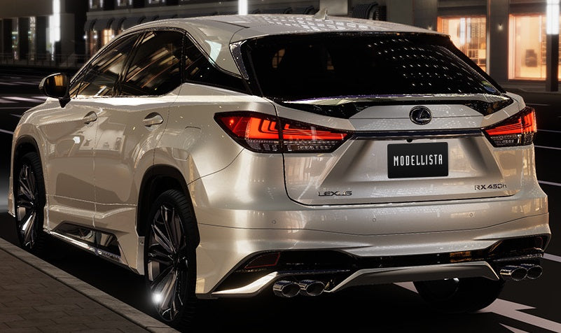 Genuine Lexus Japan 2016-2022 RX Rear Back Door Spoiler with Chrome Ga ...