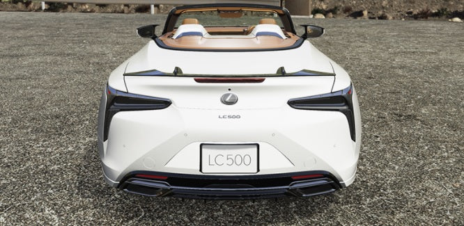 TRD JAPAN 2018-2024 Lexus LC 500/500h Rear Bumper Side Spoiler and Rea ...