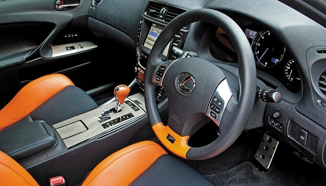 Genuine Lexus Japan 2008-2014 IS-F CCSR Style Orange Steering Wheel Ki ...