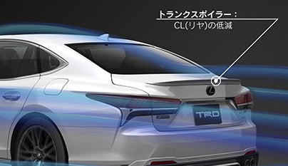 TRD JAPAN 2018-2025 Lexus LS 500/500h Factory Painted Rear Spoiler ...